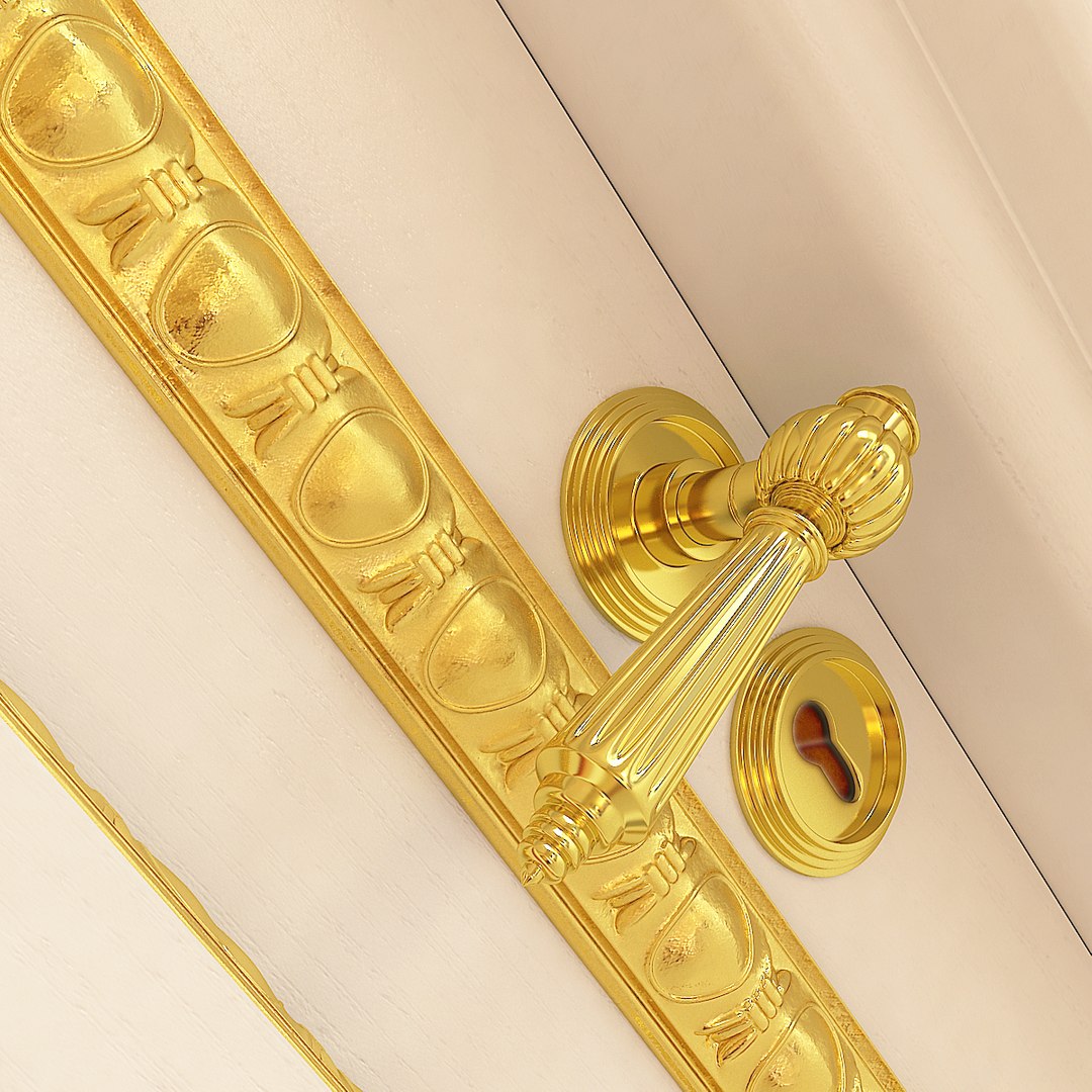 Queen Door 3d Model