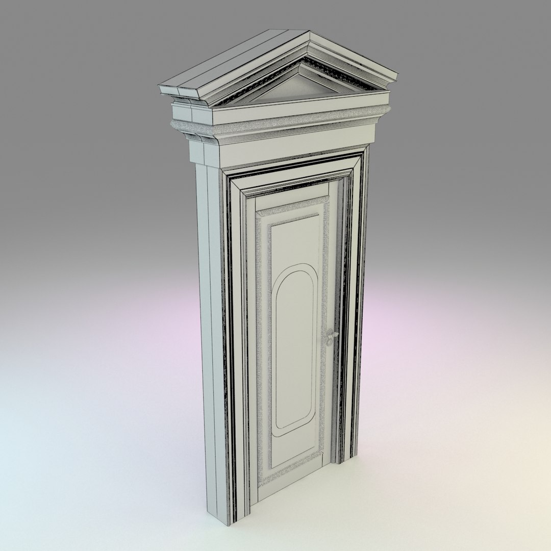 Queen Door 3d Model