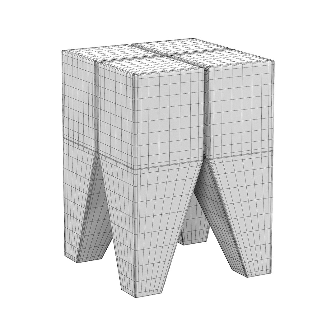 3D Model Pure Triangle Side Table - TurboSquid 2188478
