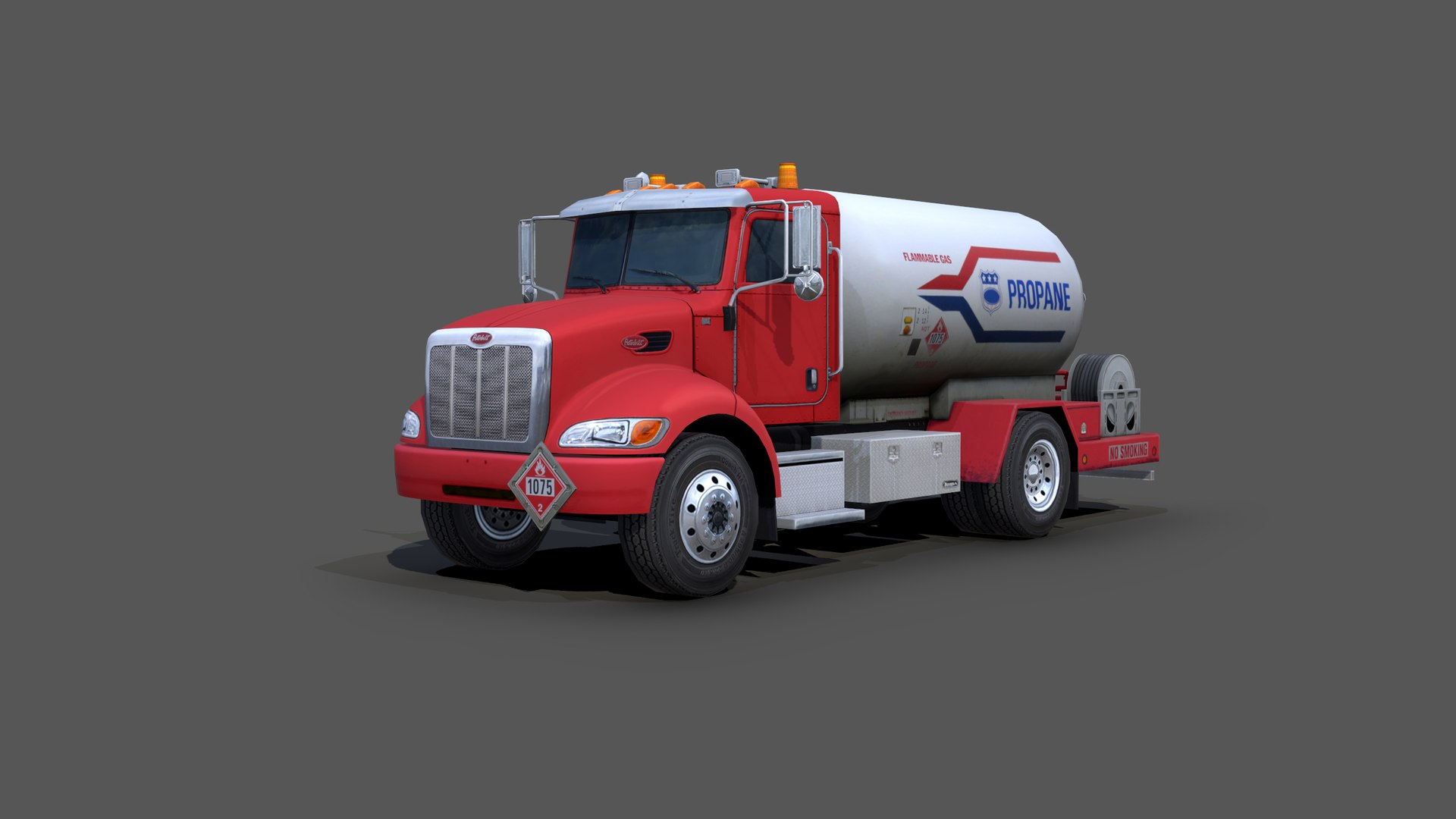3D Peterbilt 335 2006 Propane S01 Model - TurboSquid 2061937