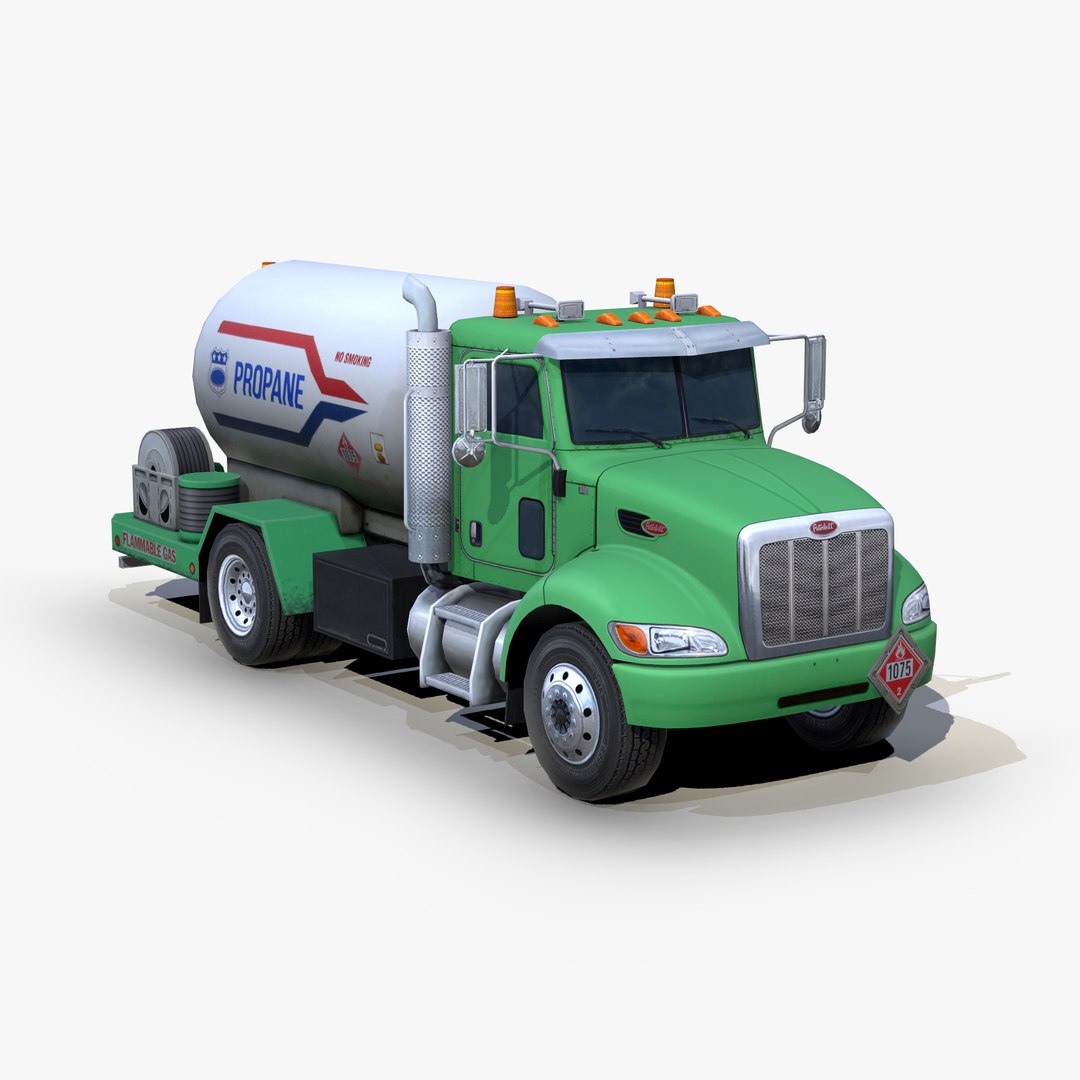 3D Peterbilt 335 2006 Propane S01 Model - TurboSquid 2061937