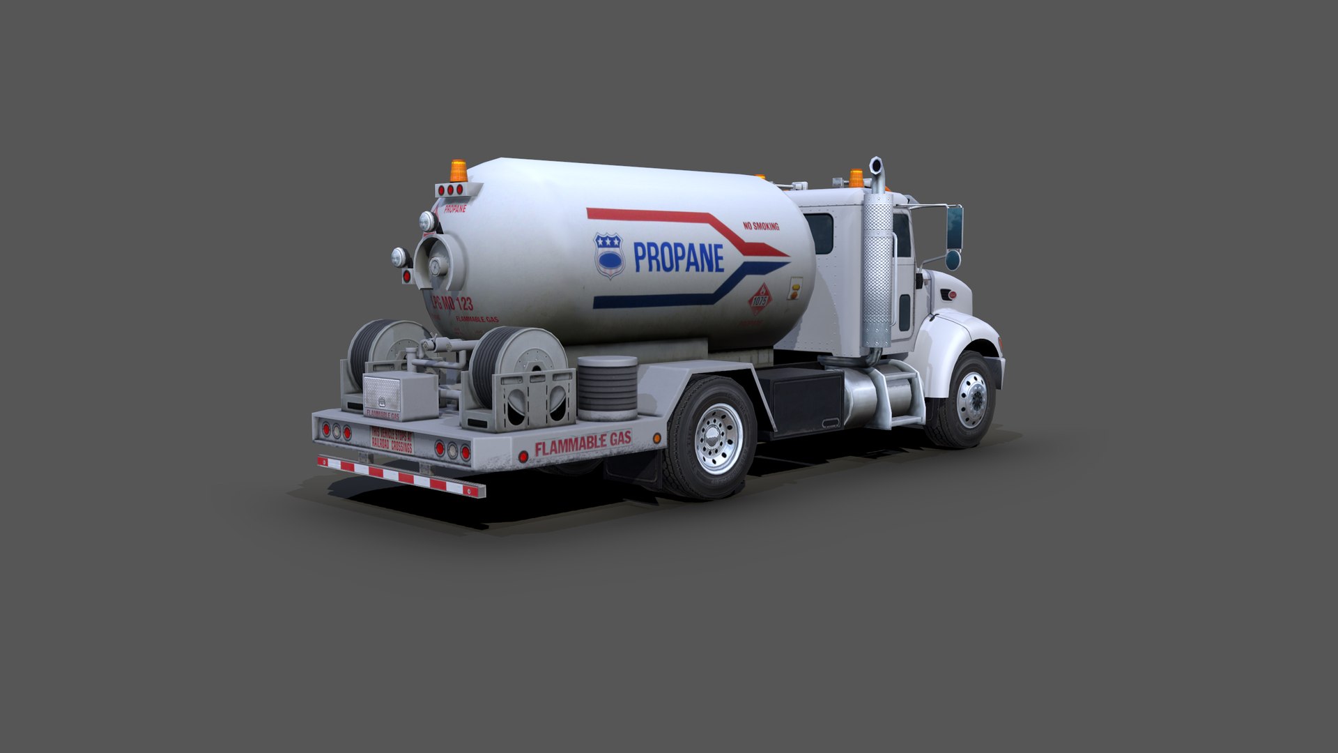 3D Peterbilt 335 2006 Propane S01 Model - TurboSquid 2061937