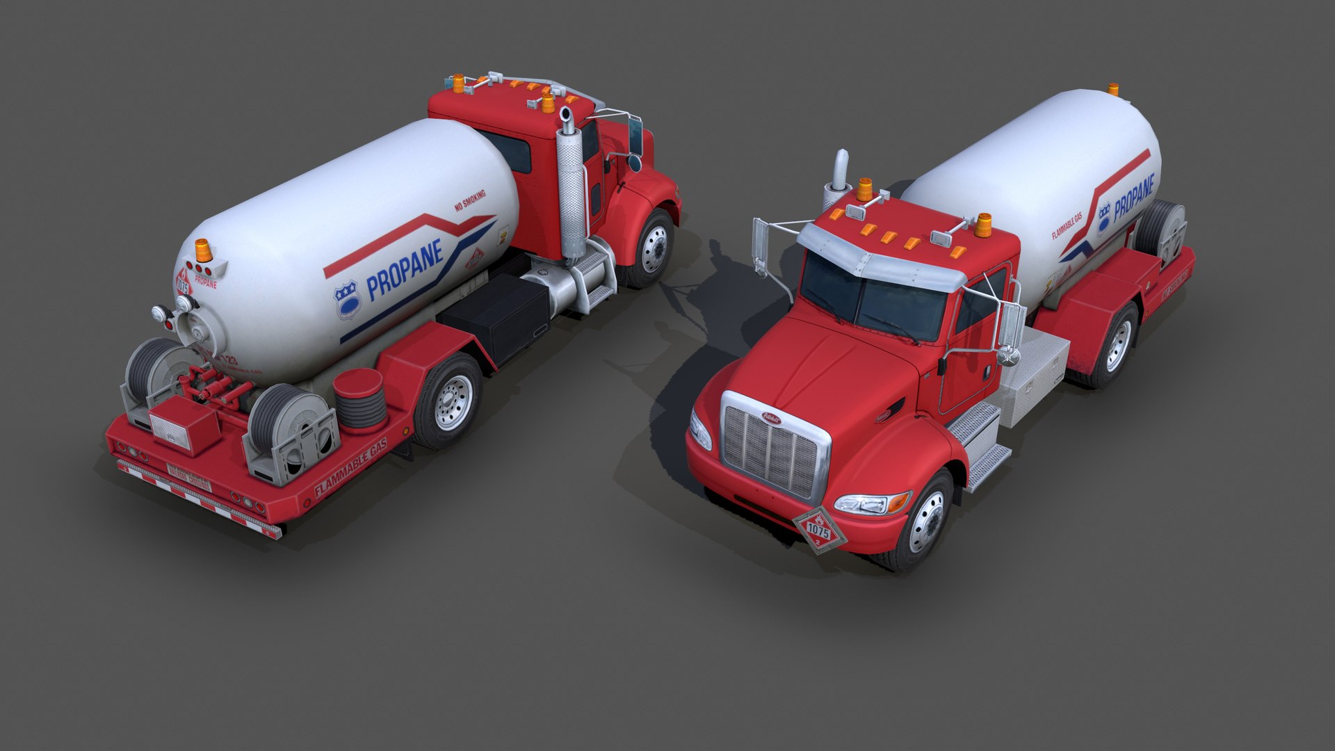 3D Peterbilt 335 2006 Propane S01 Model - TurboSquid 2061937
