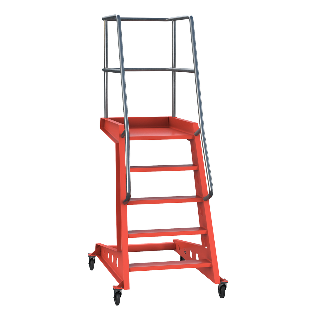 Rolling Ladder 3D - TurboSquid 1965365