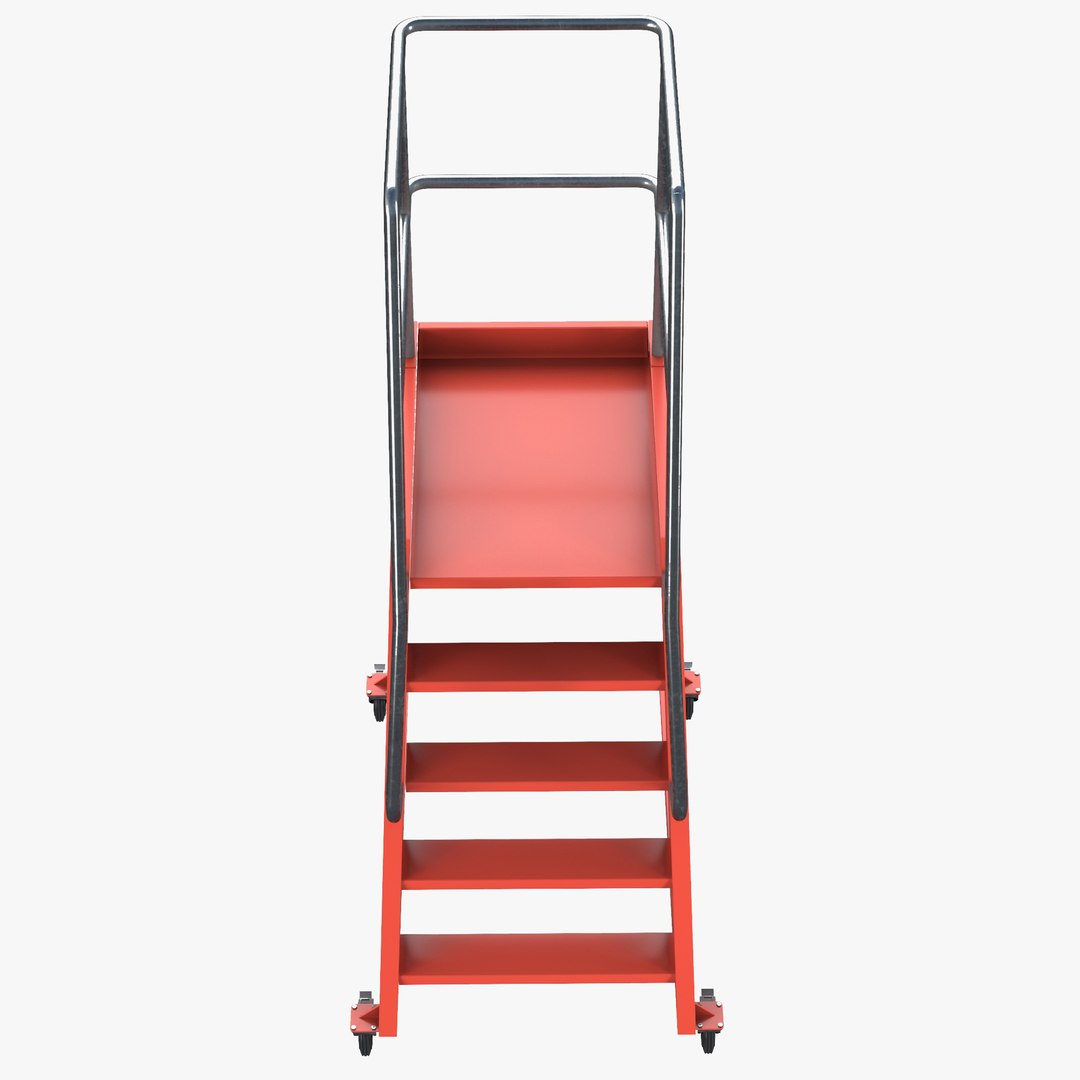 Rolling Ladder 3D - TurboSquid 1965365