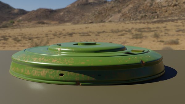 Mine weapon 3D model - TurboSquid 1668075