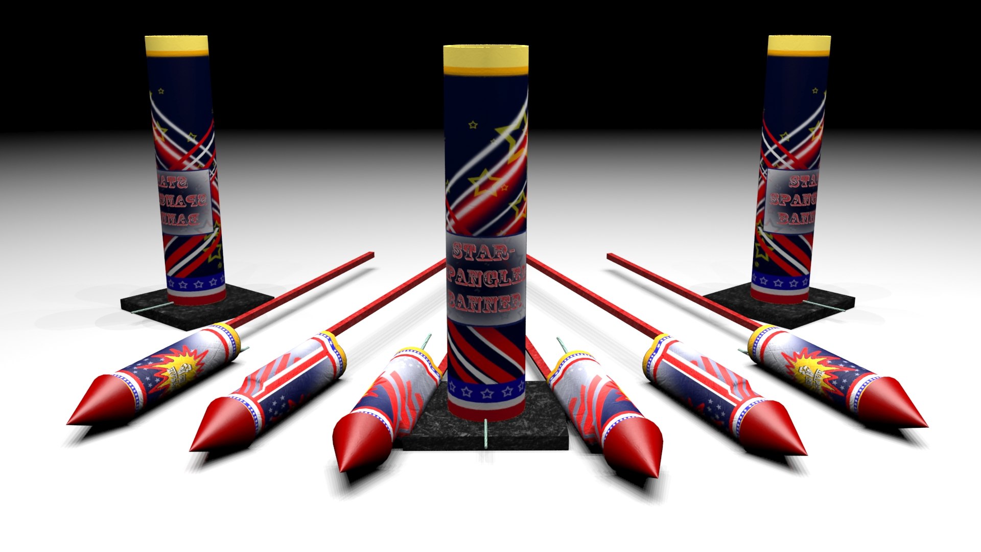 3d Model Fireworks