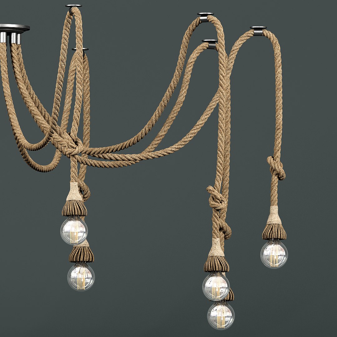 Max Chandelier Loft Rope