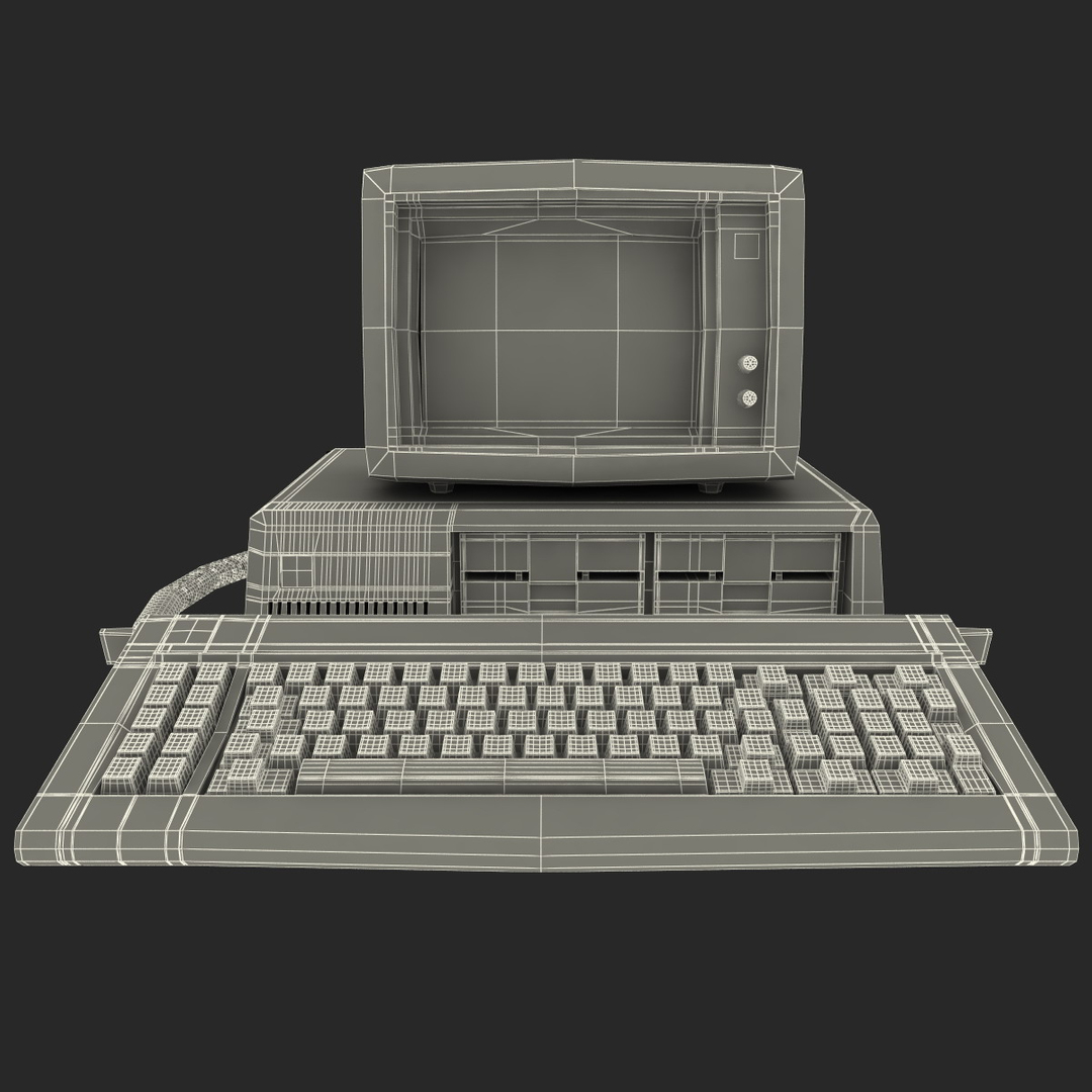 ibm pc xt 3d model