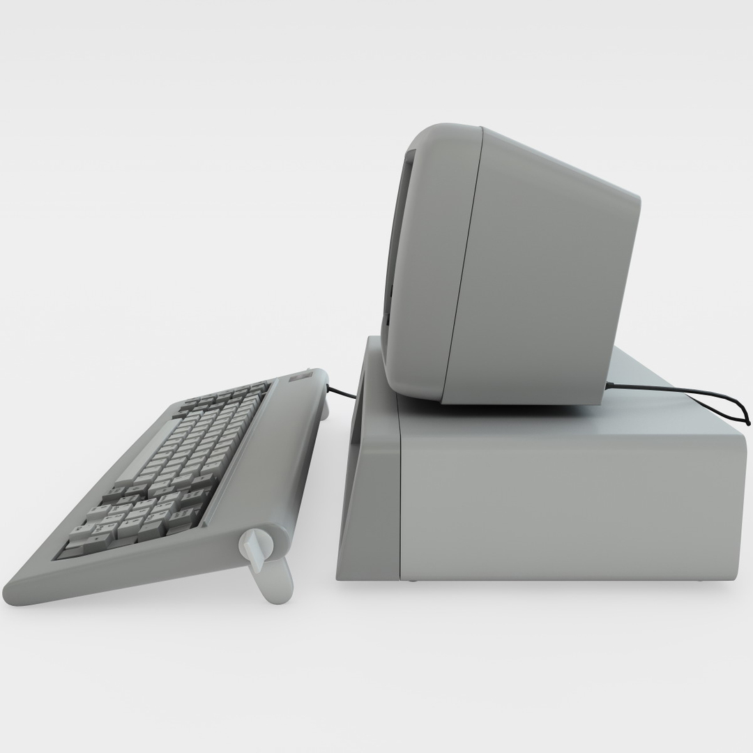 ibm pc xt 3d model