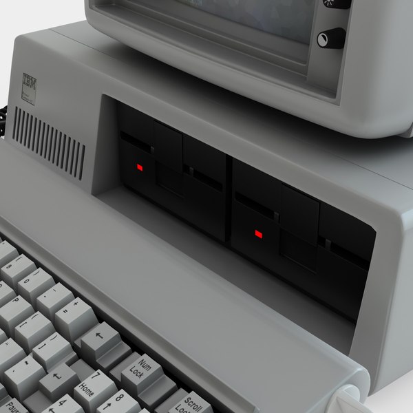 ibm pc xt 3d model