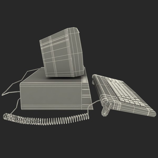 ibm pc xt 3d model