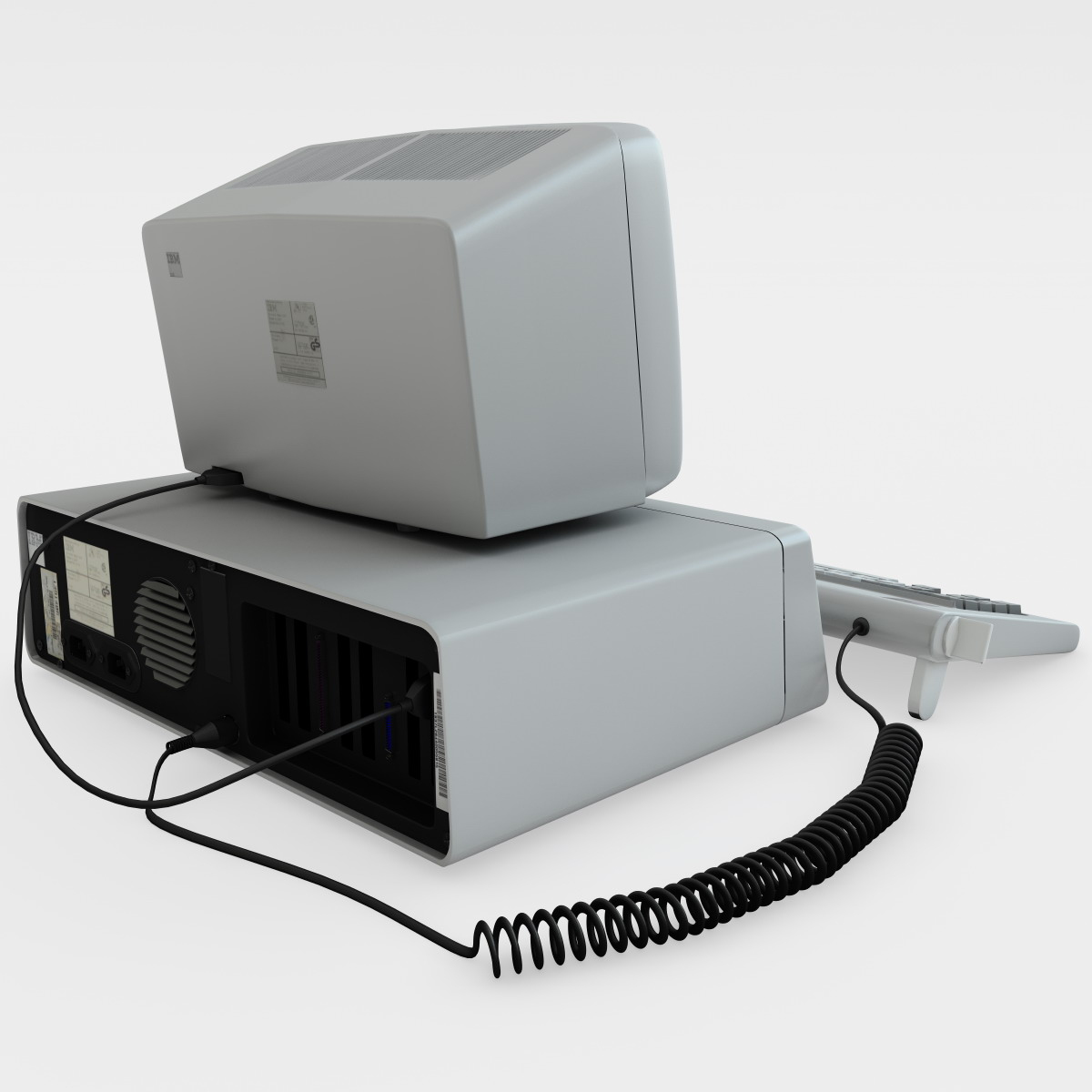ibm pc xt 3d model