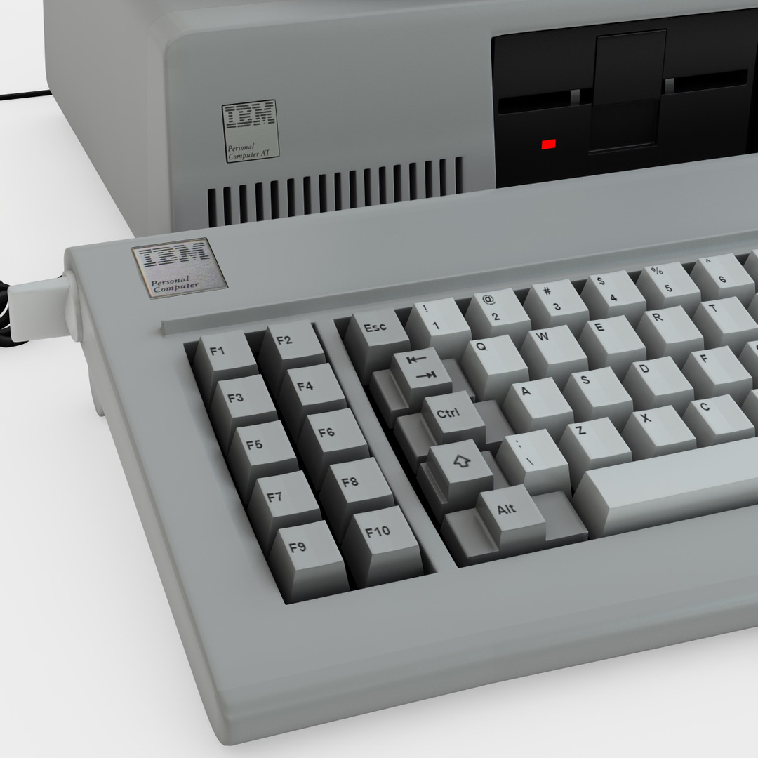 ibm pc xt 3d model