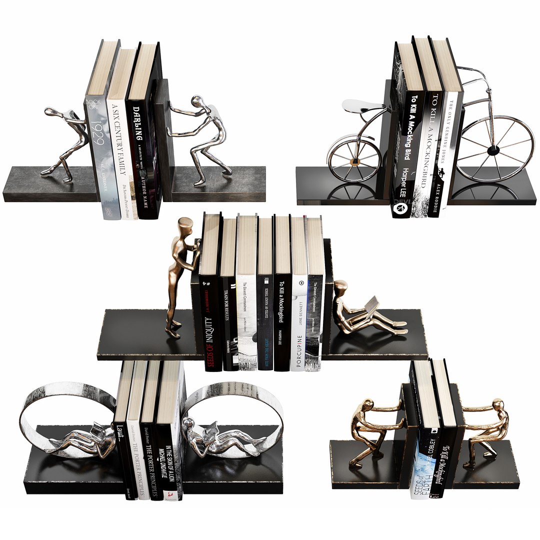 3D Bookend Model - TurboSquid 1616334