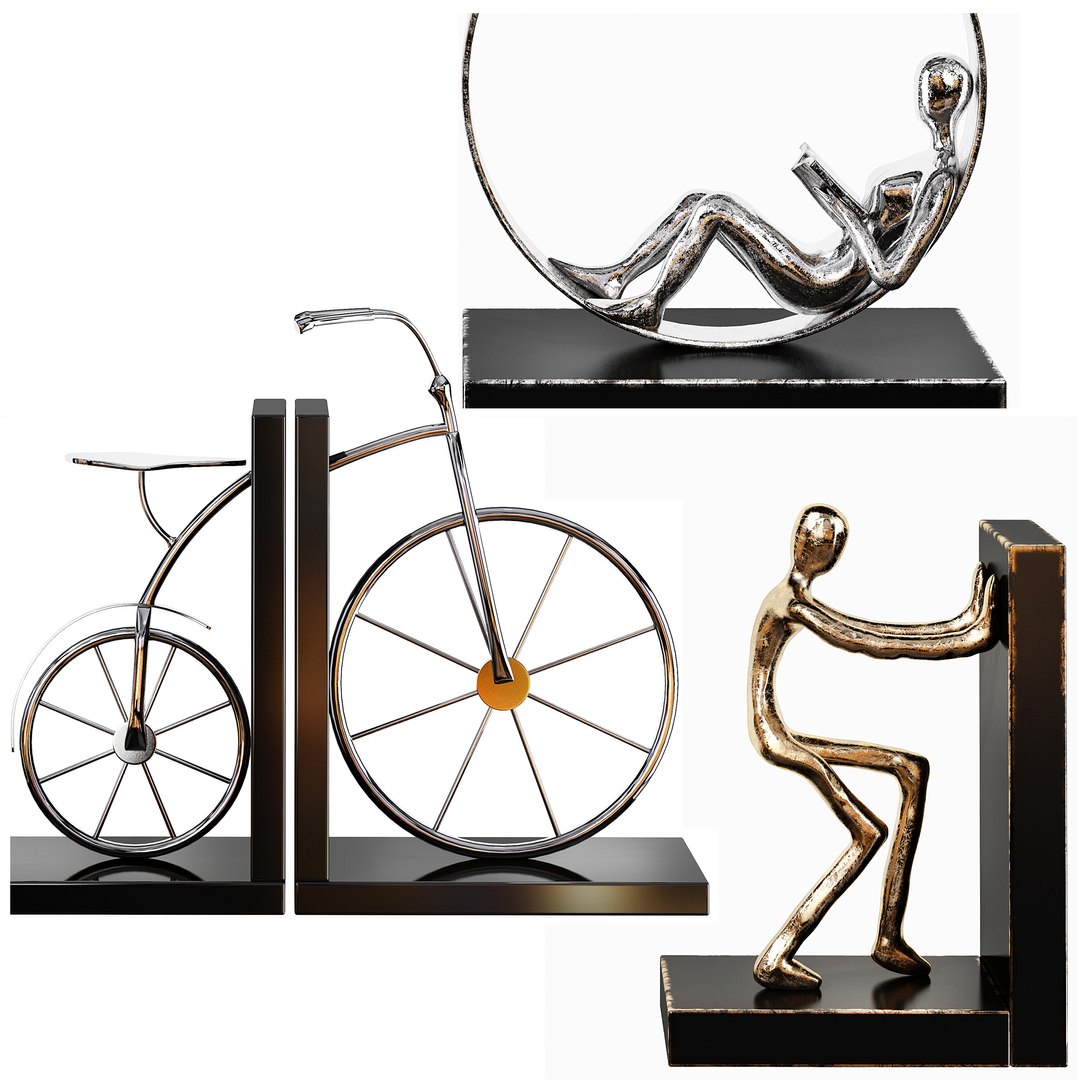 3D Bookend Model - TurboSquid 1616334