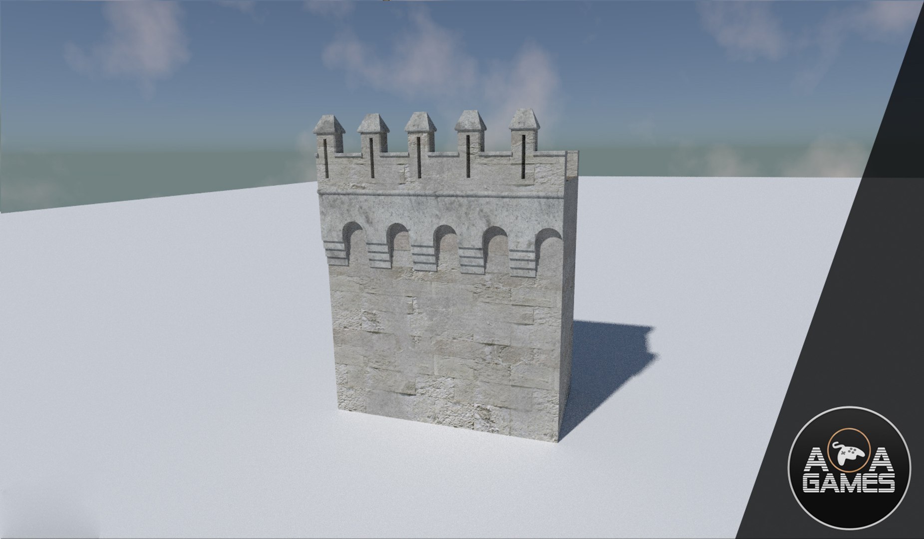 3d Medieval Castle Pack Model