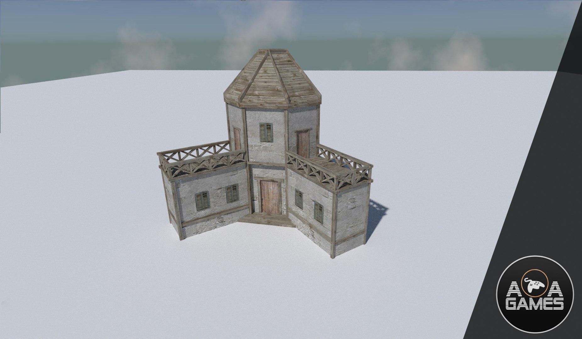 3d Medieval Castle Pack Model
