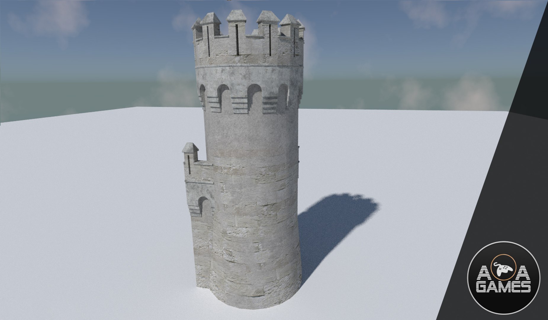 3d Medieval Castle Pack Model