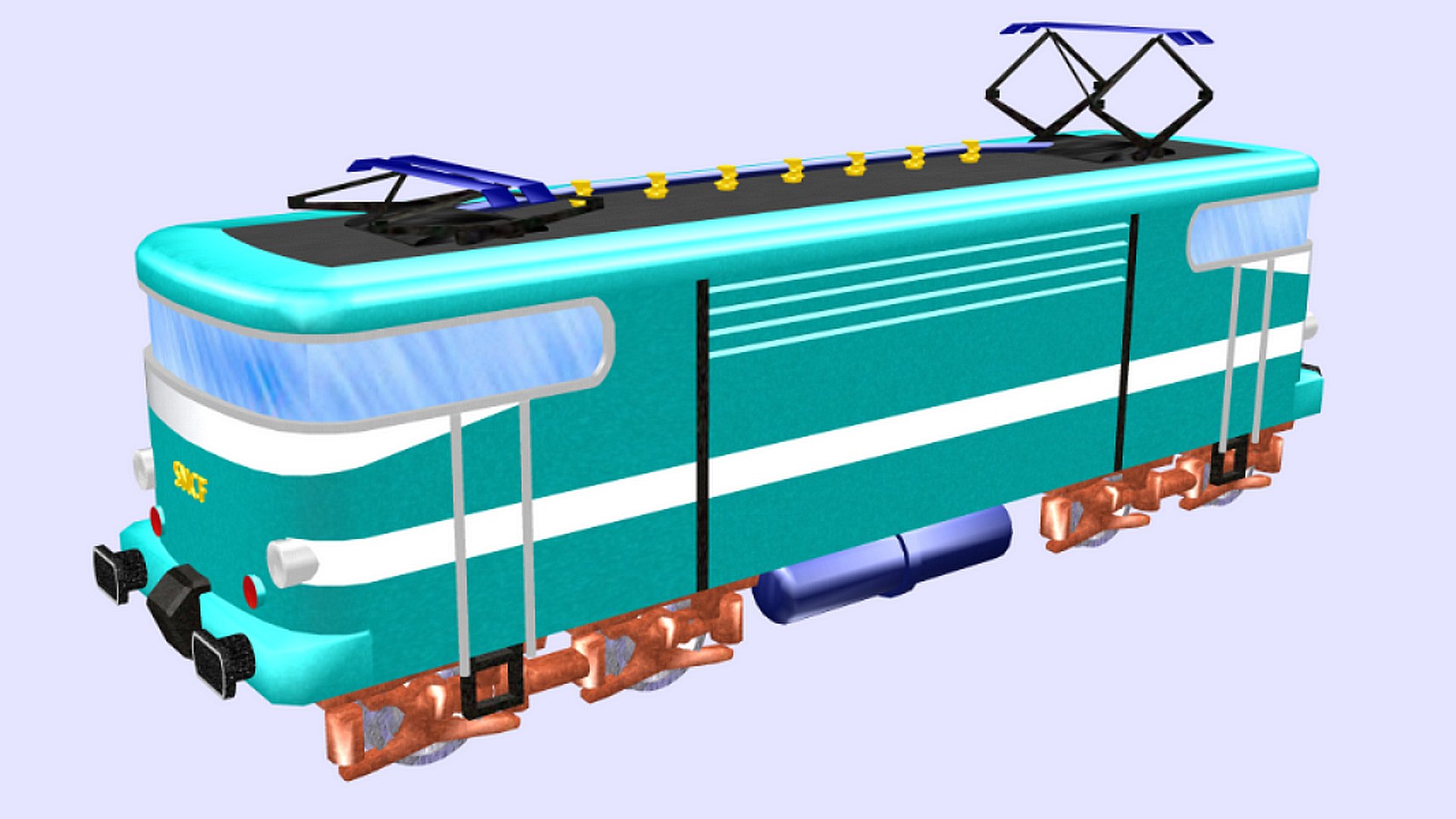 Sncf Bb 9300 Electric 3D Model - TurboSquid 1707885