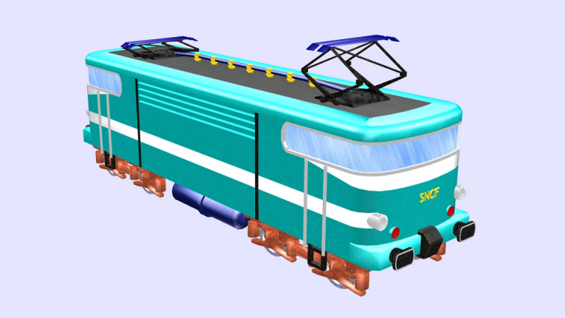 Sncf Bb 9300 Electric 3D Model - TurboSquid 1707885