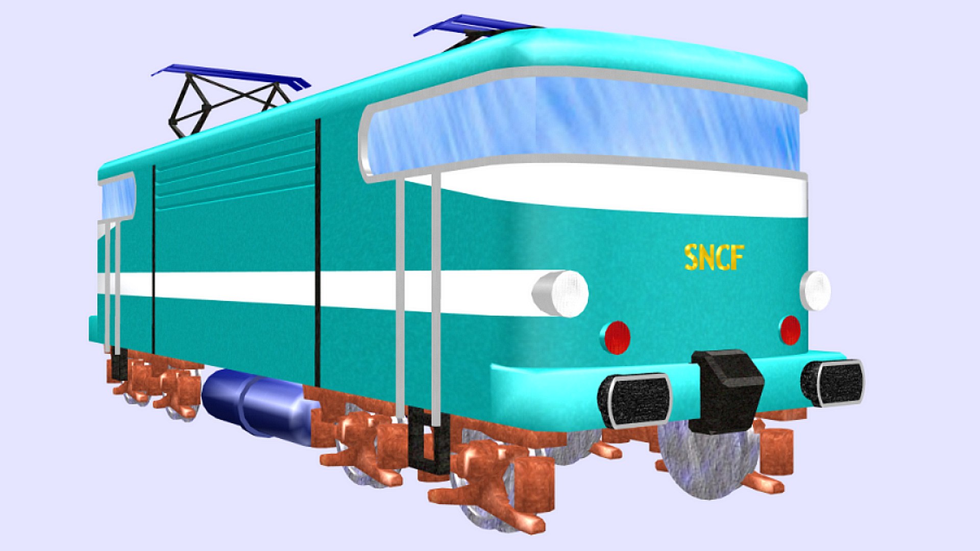 Sncf Bb 9300 Electric 3D Model - TurboSquid 1707885