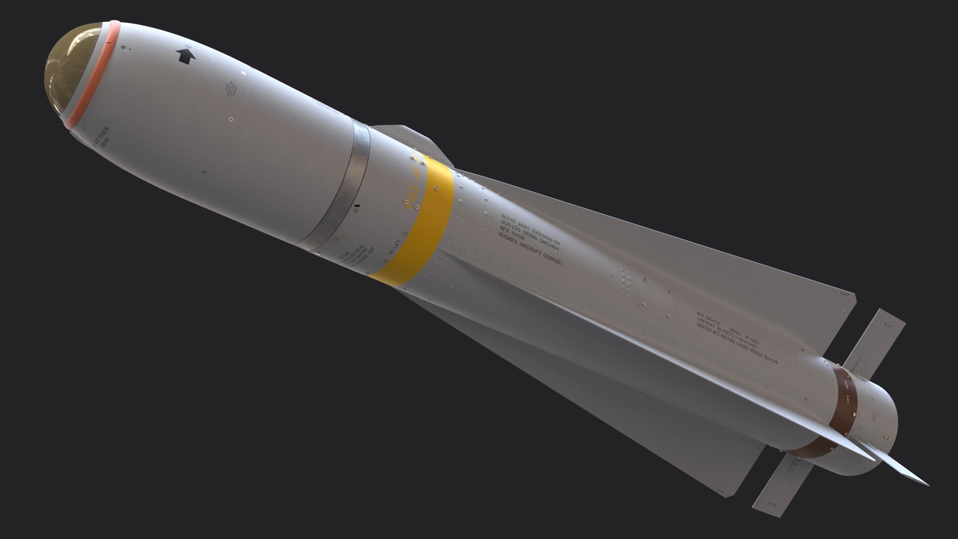 Agm-65 Maverick Missile 3D Model - TurboSquid 1579559