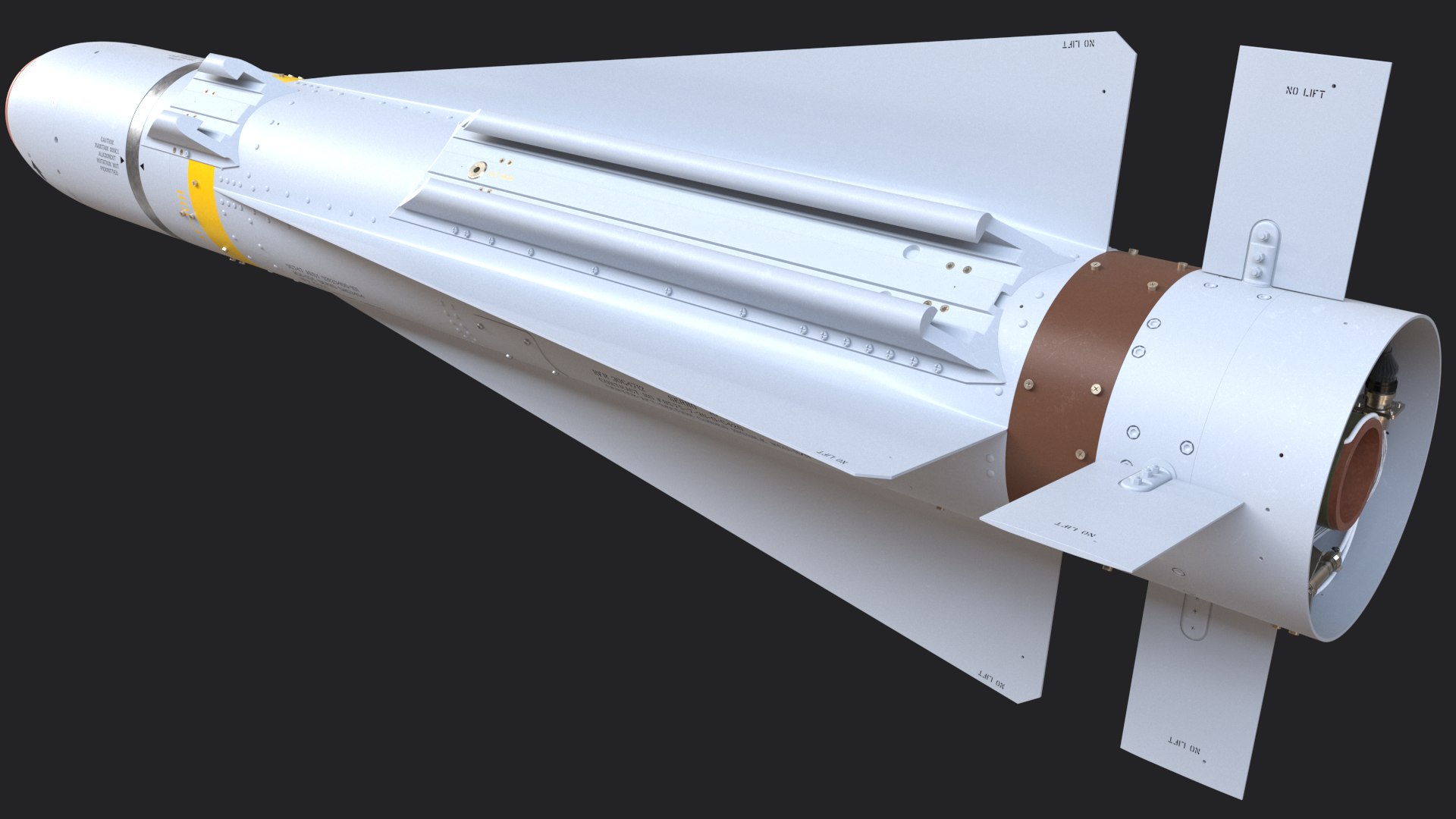 Agm-65 Maverick Missile 3D Model - TurboSquid 1579559