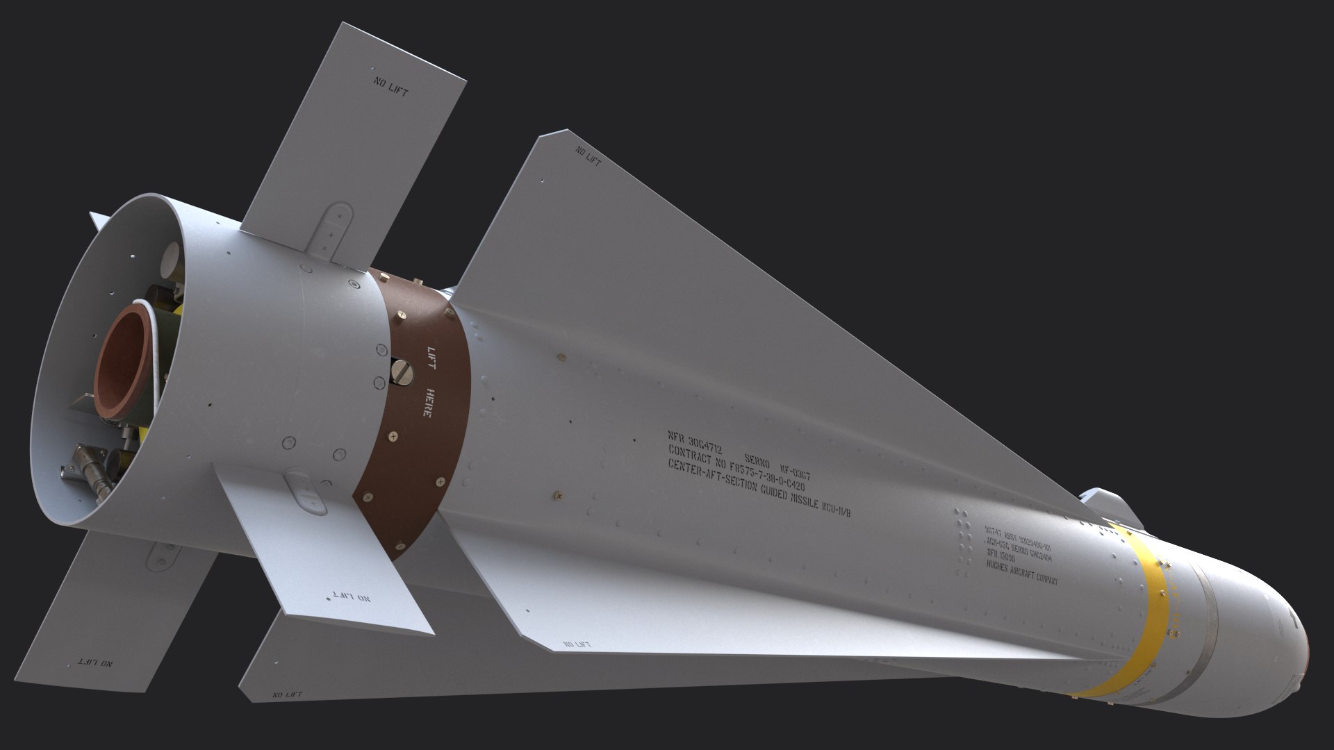 Agm-65 Maverick Missile 3D Model - TurboSquid 1579559
