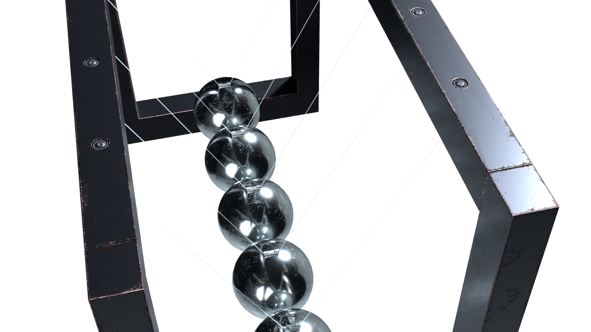 Worn Metal Pendulum 3D Model - TurboSquid 2041793