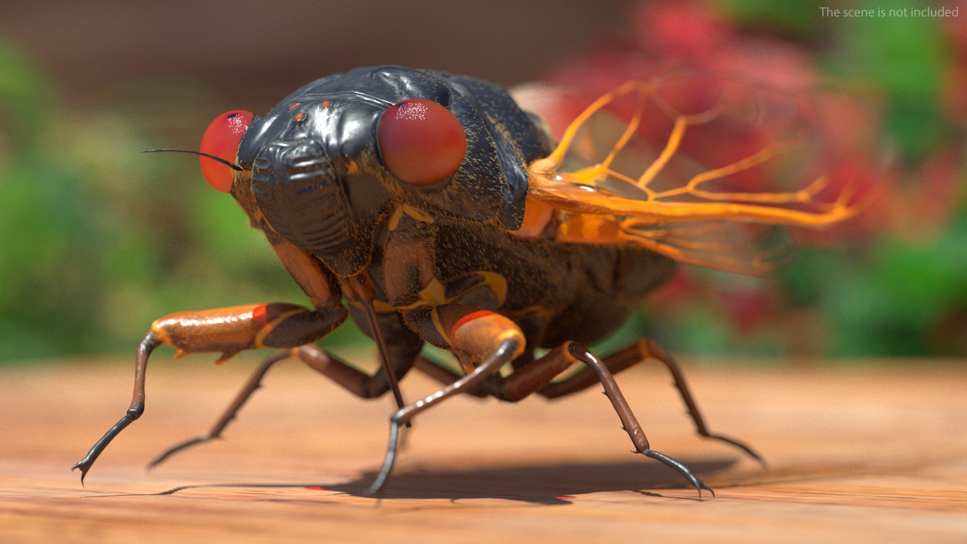 Pharaoh Cicada Pose Calm Fur 3D - TurboSquid 2051727