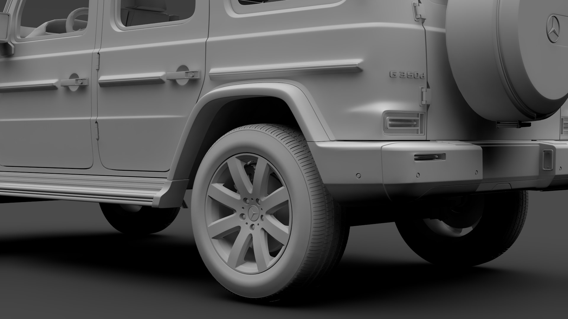 3D mercedes benz g 350d - TurboSquid 1367091