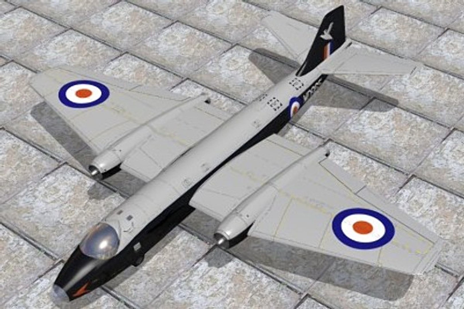 Canberra Bomber 3d Model