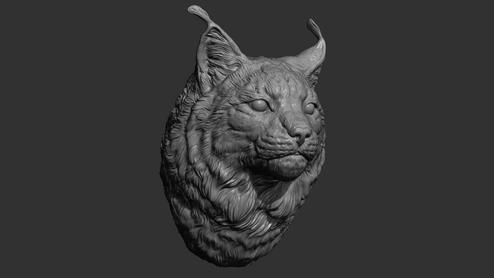 3D Lynx Head Model - TurboSquid 1773920