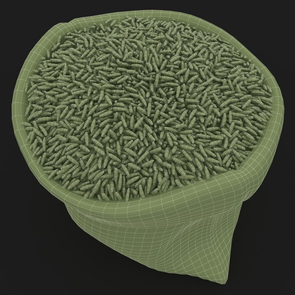 Realistic sack rice 3D model - TurboSquid 1202852