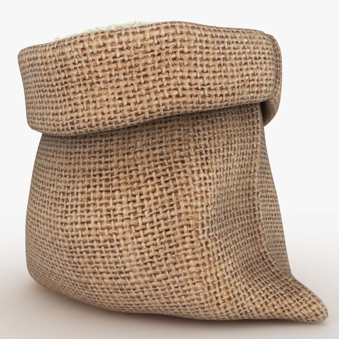 Realistic Sack Rice 3D Model - TurboSquid 1202852