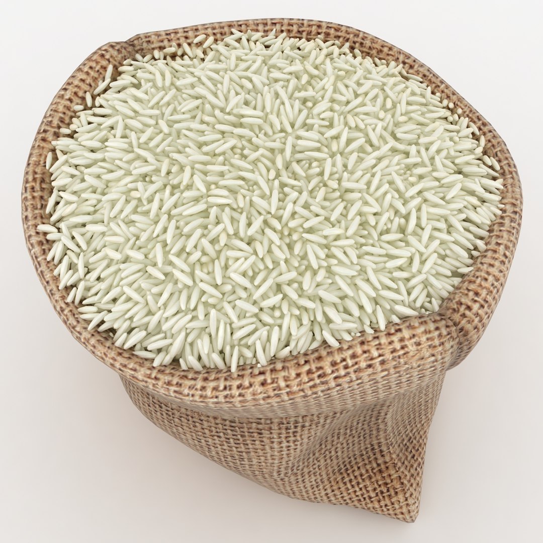 Realistic Sack Rice 3D Model - TurboSquid 1202852