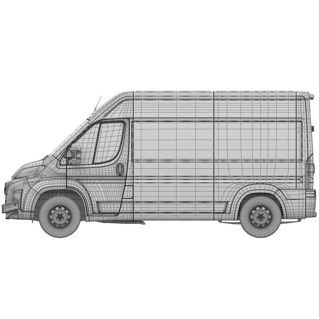 2024 Peugeot BOXER L2H2 Detailed Interior 3D Model - TurboSquid 2343351