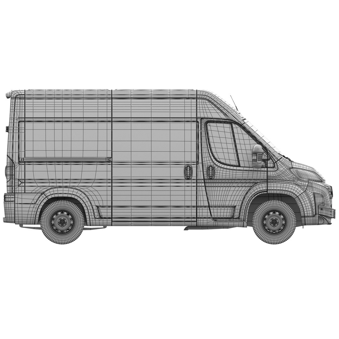 2024 Peugeot BOXER L2H2 Detailed Interior 3D Model - TurboSquid 2343351