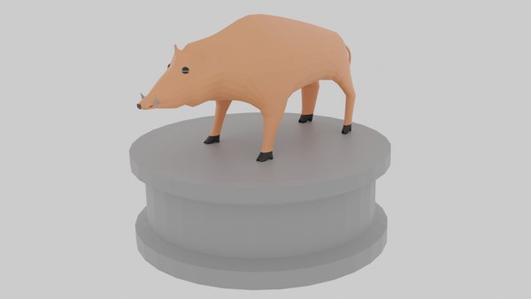 Boar model - TurboSquid 1959016