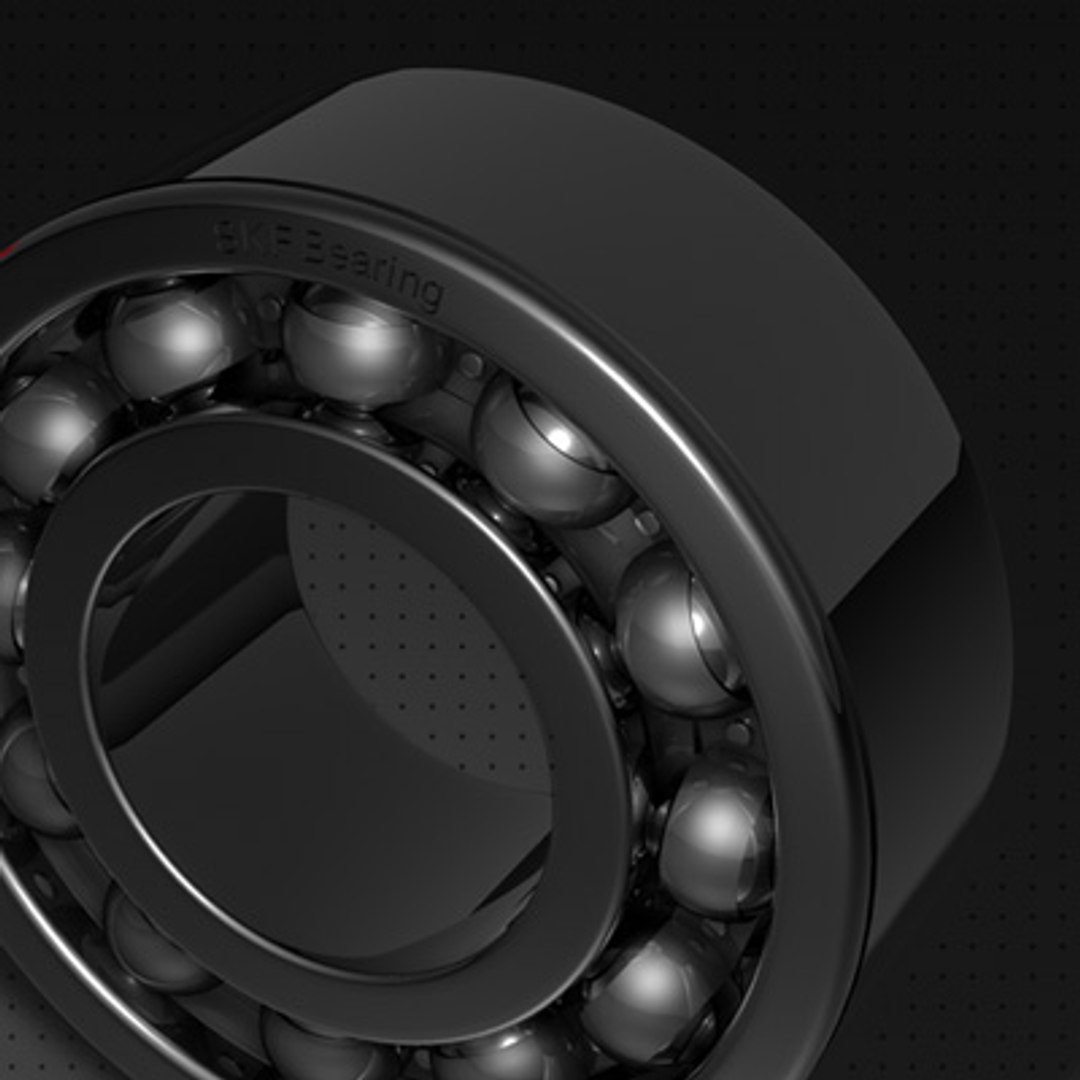 3d Model Realistic Bearing