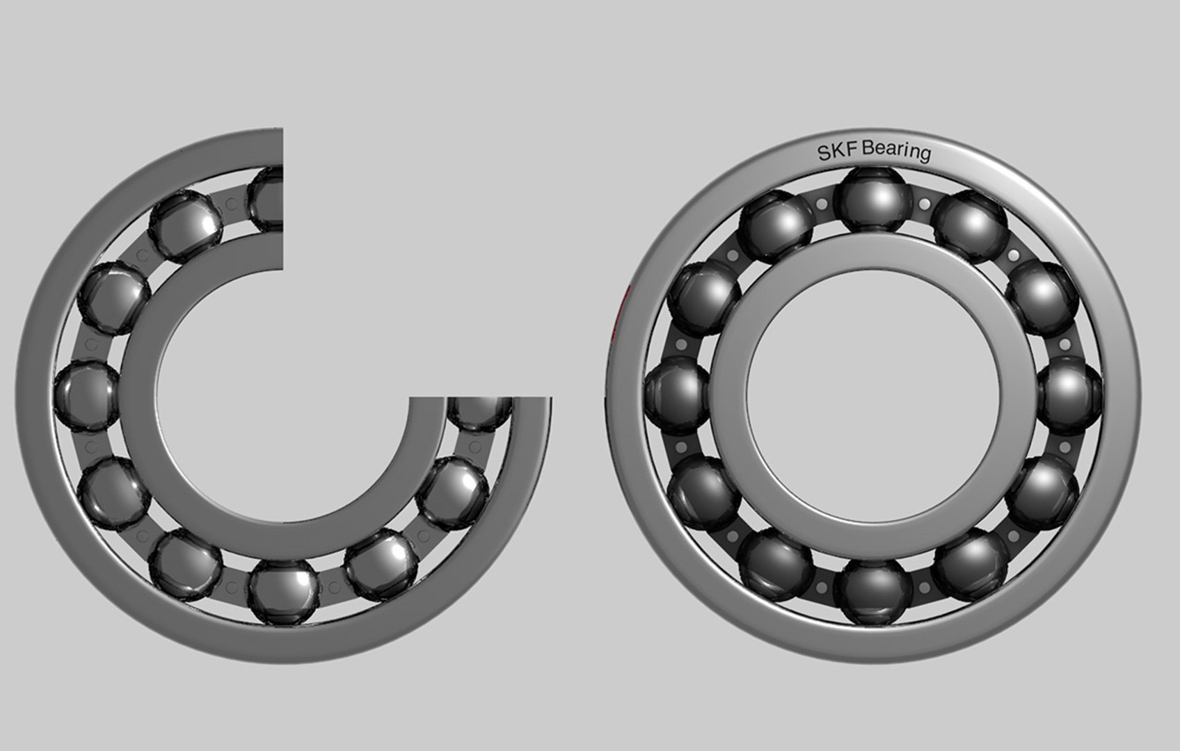 3d Model Realistic Bearing