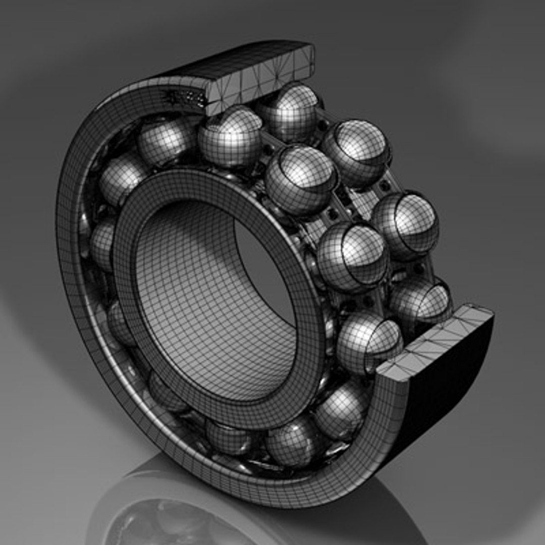 3d Model Realistic Bearing
