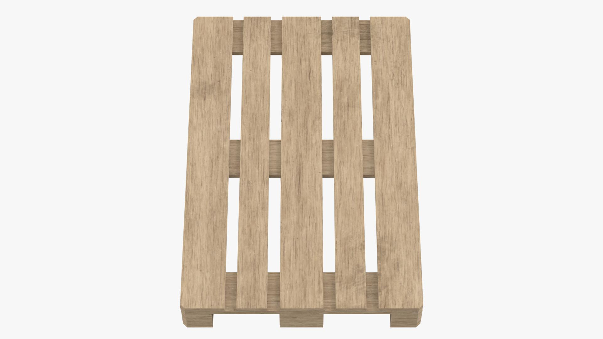 3ds wooden euro pallet skid