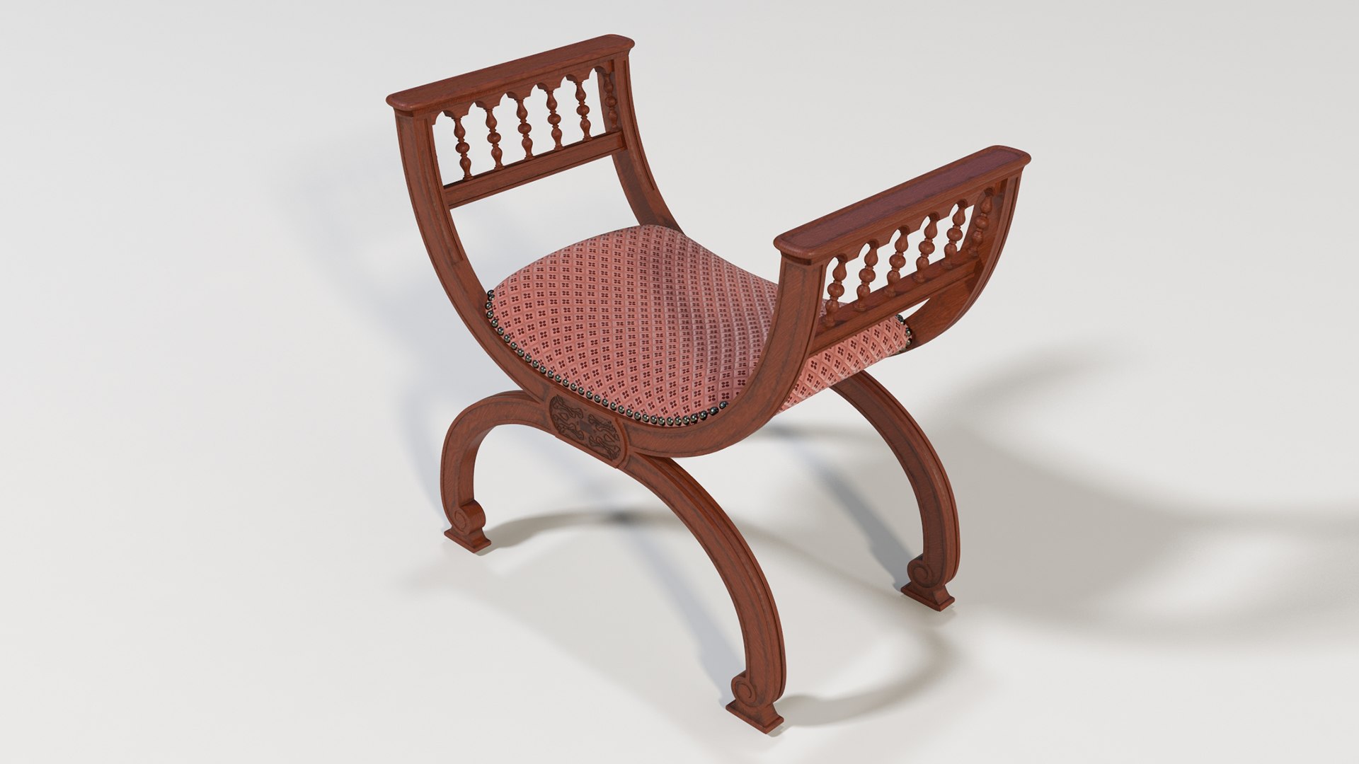 3D curule seat chair - TurboSquid 1505601