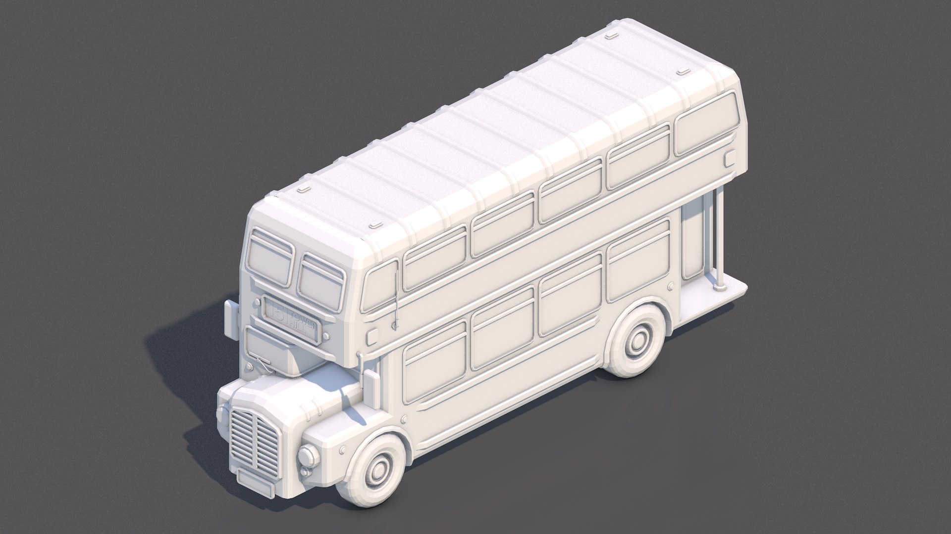 3D London Bus model - TurboSquid 2140455