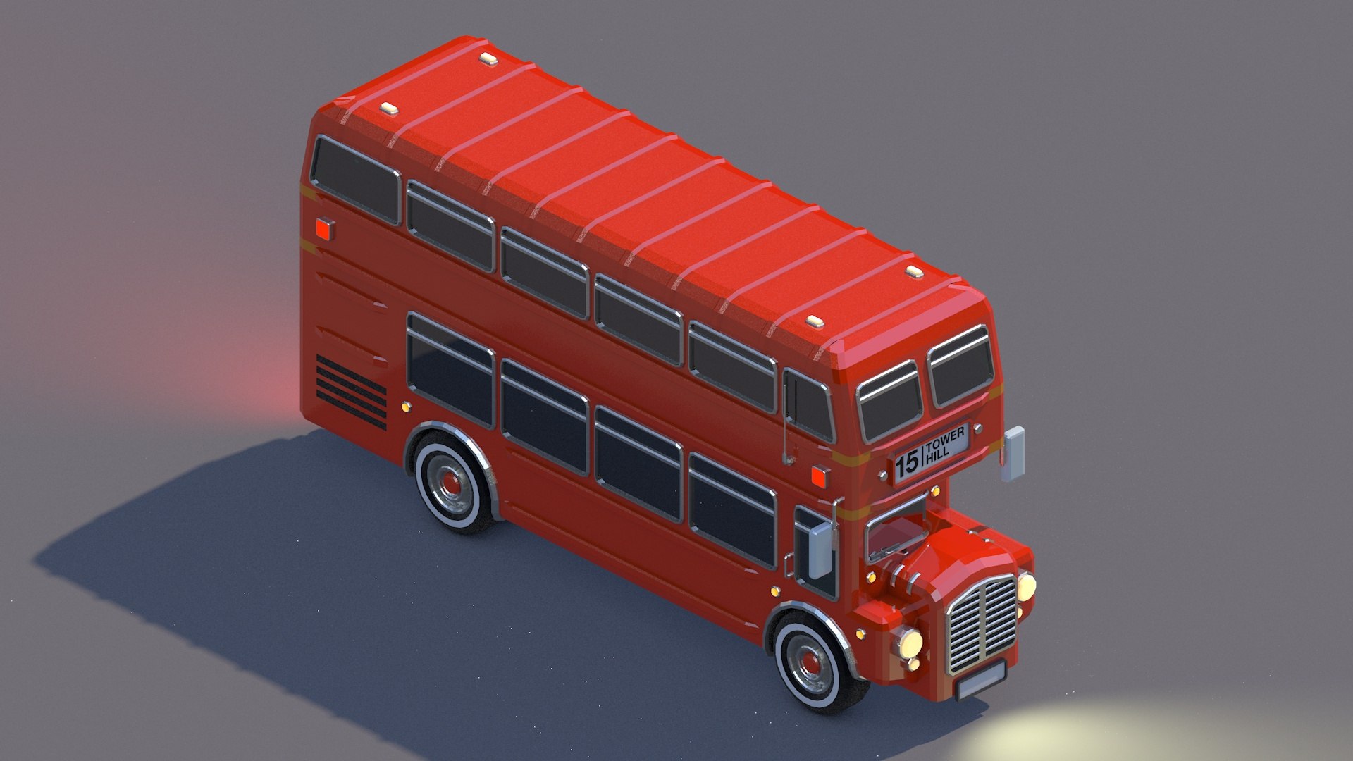 3D London Bus Model - TurboSquid 2140455
