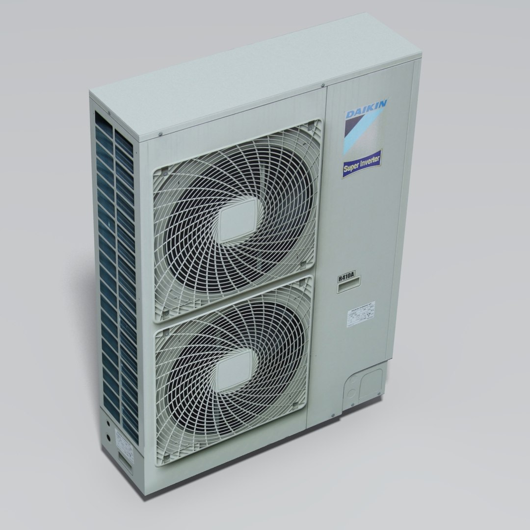 Twin Extractor Fan Unit 3d Model