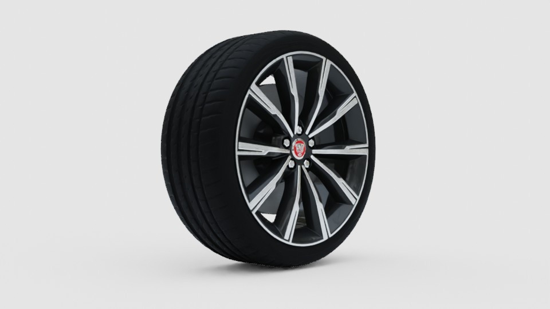 Jaguar F-Type Wheel With Rim 3D model - TurboSquid 2160396