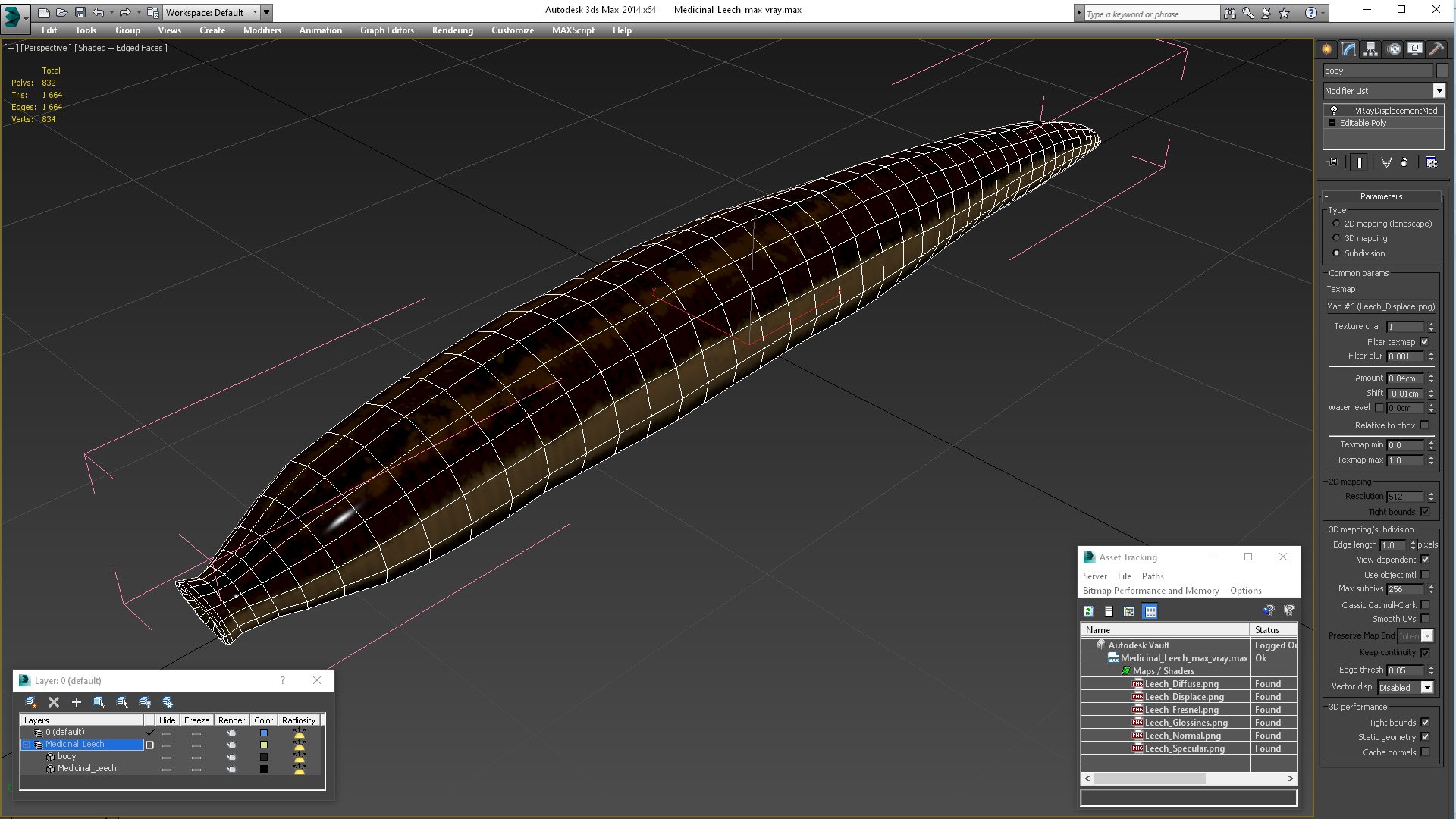 3D Medicinal Leech Model - TurboSquid 2092080